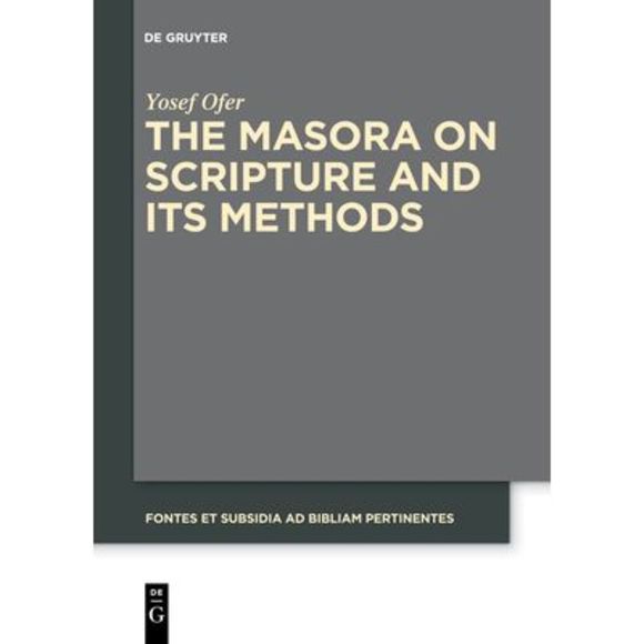 Yosef Ofer | Other | The Masora On Scripture And Its Methods Yosef Ofer ...